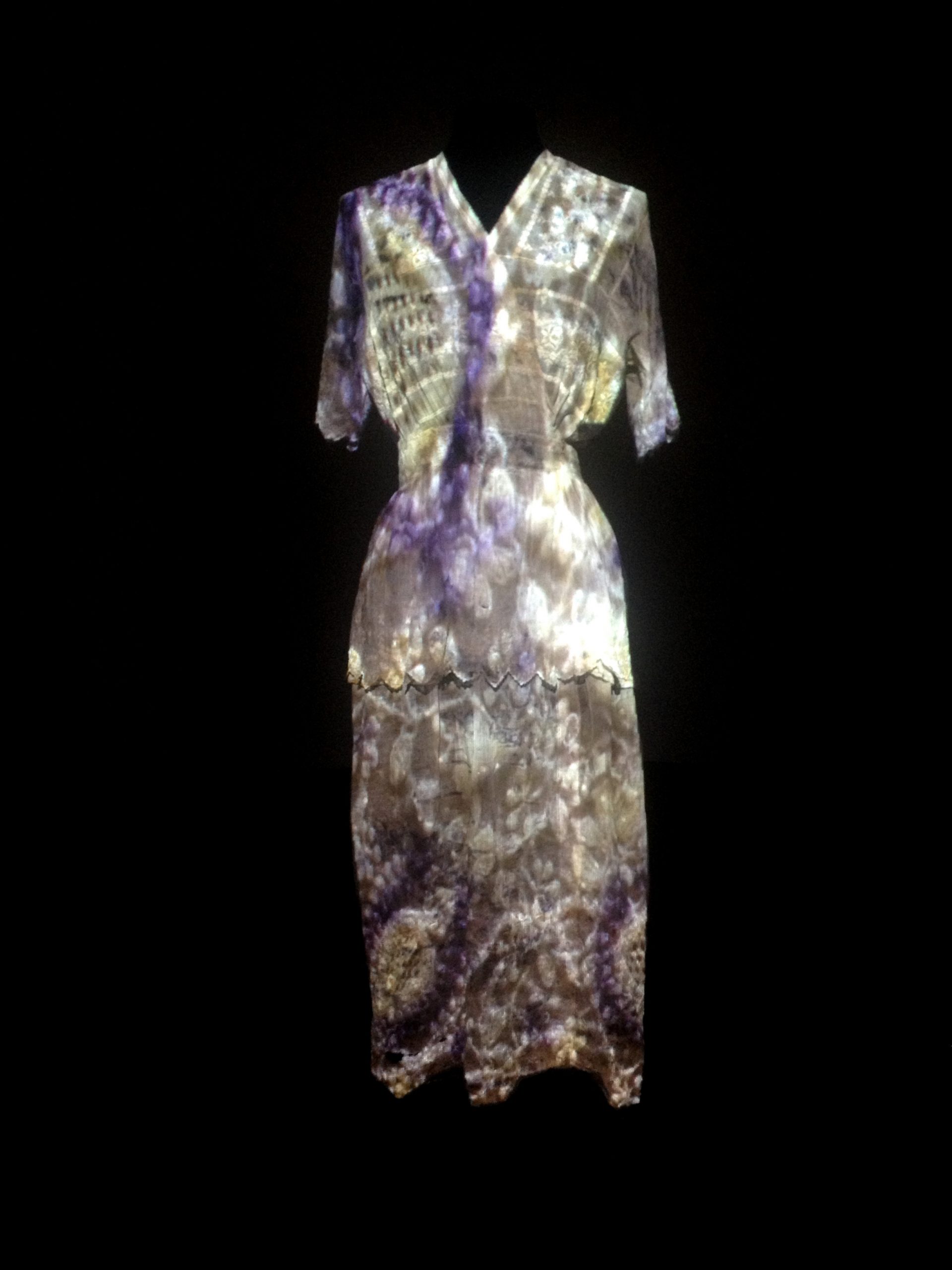 The Communicating Bacteria Dress - Anna Dumitriu