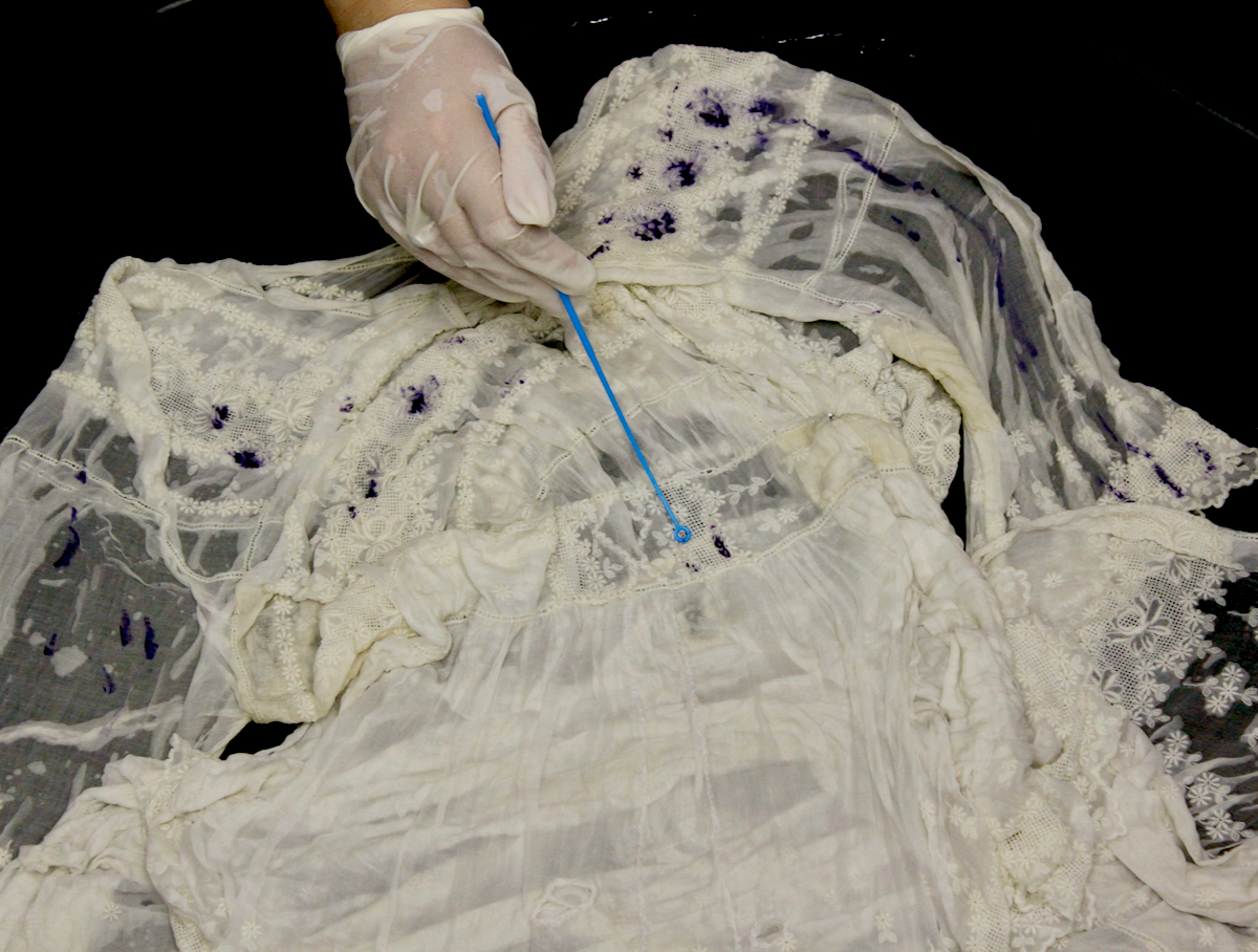 The Communicating Bacteria Dress - Anna Dumitriu